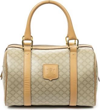 Celine Crossbody Bags - Vintage Mini Boston - Gr. unisize - in Beige - f&uuml;r Damen