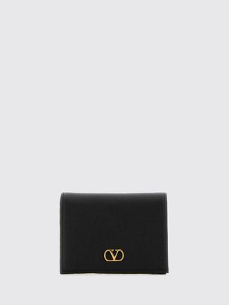 Valentino Garavani Portefeuille VLogo Signature en cuir de veau grain&eacute;