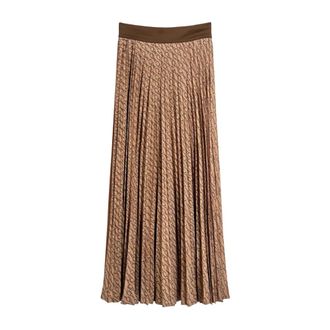 Herno Pliss&egrave; Rock - - Skirts - Damen - Braun - M