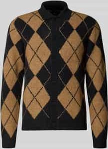 Premium by Jack & Jones Slim Fit Strickjacke mit Woll-Anteil Modell Simon