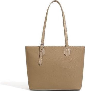 Generic Grand sac fourre-tout pour femme, sac &agrave; main &agrave; bandouli&egrave;re en cuir v&eacute;ritable, sac &agrave; main d&eacute;contract&eacute;, sac &agrave; main pour ordinateur portable, porte-docum