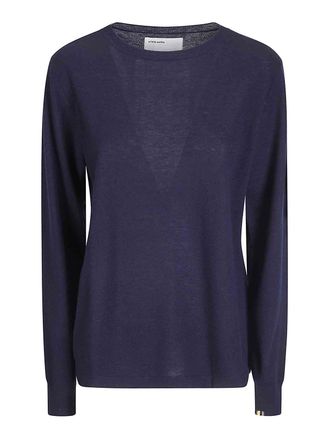 Extreme Cashmere Pull Col Rond - Bleu Fonc&eacute;
