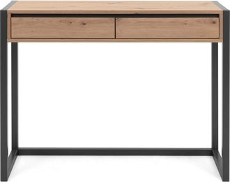 Finori Konsolentisch Denver in Artisan Eiche und Anthrazit Industrial Look Wandtisch 100 x 75 cm