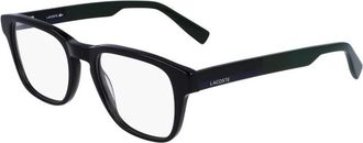 Lacoste Homme, Accessoires, Noir, Taille: 51 MM L2909 Square Eyeglasses