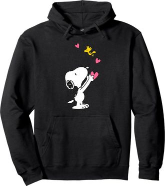Peanuts Snoopy Mein Herz ist bei Dir pink Pullover Hoodie