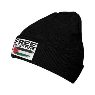 Generic Extensible Bonnet dhiver Tricot&eacute;, Palestine Libre! Je Soutiens la Palestine, Anti-Transpiration Chapeau dhiver Tricot&eacute;, Bonnet Chapeau Tricot pour Adu