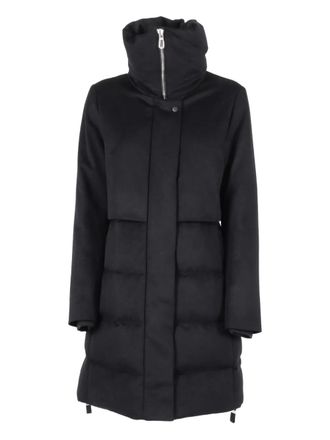Duno manteau Silveria &agrave; col chemin&eacute;e - Noir