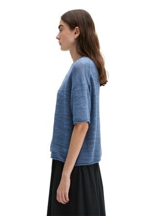 Marc O'Polo Strickpullover aus Leinen-Baumwolle-Mix