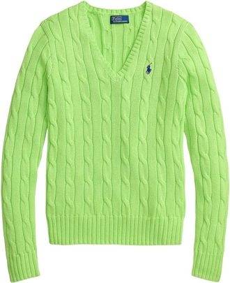 Polo Ralph Lauren Femme, Pulls, Vert, Taille: 36 FR Kimberly Pullover