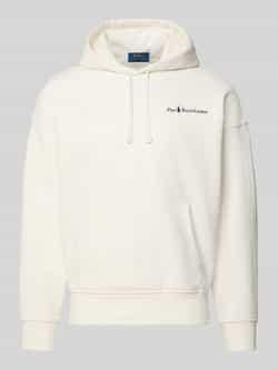 Polo Ralph Lauren Relaxed Fit Hoodie mit Label-Stitching und K&auml;nguru-Tasche