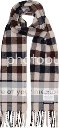 Aquascutum Homme, Accessoires, Multicolore, Taille: ONE Size Macro Club Check Scarf