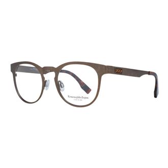 Ermenegildo Zegna Runde Titan-Optikrahmen - - Accessories - Herren - Braun - ONE SIZE