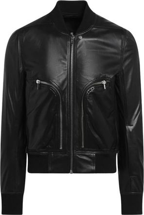 Rick Owens Homme, Vestes, Noir, Taille: L Veste Pelle