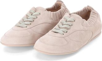 AGL Low-Top Sneaker - Sneaker aus Veloursleder - Gr. 36 (EU) - in Gold - f&uuml;r Damen