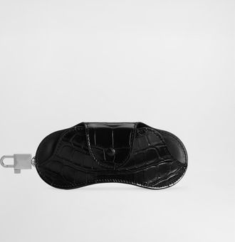 Dolce & Gabbana Brillenetui Aus Alligatorleder - Mann Geldb&ouml;rsen Und Kleinlederwaren Schwarz Onesize