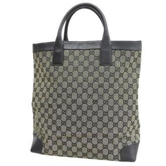 Gucci Pre-owned GG Canvas Tote Bag - - Pre-owned - Damen - Grau - ONE SIZE