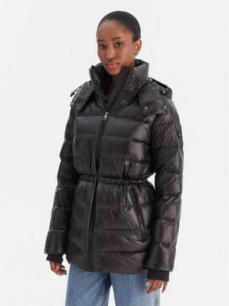 Tommy Hilfiger Daunenjacke Gloss WW0WW47355 Schwarz Regular Fit