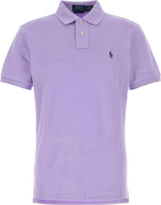 Polo Ralph Lauren Homme, Tops, Violet, Taille: 2XL Polo Piqu&eacute; Coupe Slim Personnalis&eacute;e