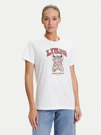 Liu Jo T-Shirt UF5271 JS923 Wei&szlig; Regular Fit