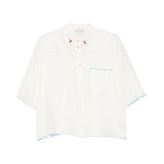 Forte_Forte Femme, Blouses et Chemises, Blanc, Taille: 38 FR Forte Forte Chemises