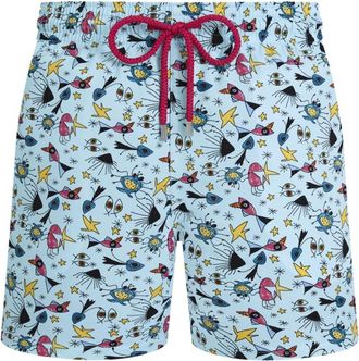 Vilebrequin Homme, Maillots de bain, Bleu, Taille: S Short de bain stretch Aquatic Carnival