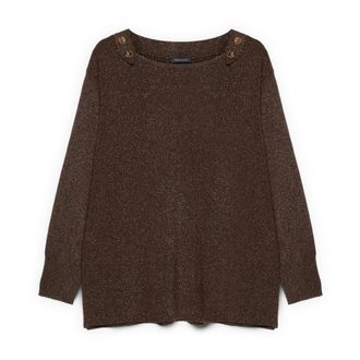 Fiorella Rubino Damen, Strickwaren, Braun, XSGröße