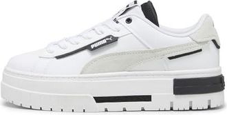 Puma Mayze Crashed Leather Sneakers White