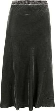 Gold Hawk Femme, Jupes, Gris, Taille: 36 FR Jupe Midi Coupe Biais en Velours