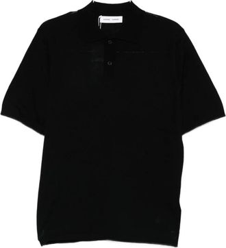 Sams&oslash;e & Sams&oslash;e Homme, Tops, Noir, Taille: M Sarowan Knit Polo