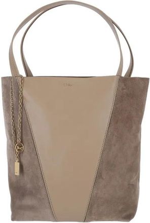 Chlo&eacute; Shopper & Totes - Spin Tote Bag, In Brown Hammered Leather - Gr. unisize - in Braun - f&uuml;r Damen