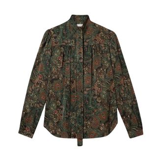 Brooks Brothers Chemise Cache-coeur Cachemire - Femme - Blouses et Chemises - Multicolore - Taille: 42 FR