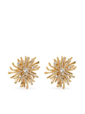 Lanvin bague à détail de fleur - Or