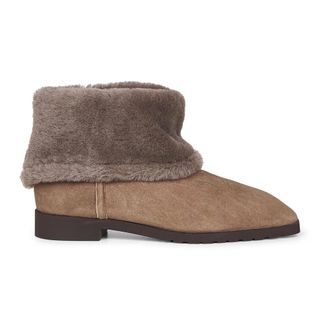 Toteme Femme, Chaussures, Beige, Taille: 41 EU Bottes en Shearling Repliables