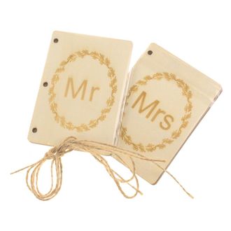 DOITOOL 4 St&uuml;ck Rustikales Holz Gel&uuml;bdebuch Hochzeit 2 Kraftpapier Ehegel&uuml;bde Notizbuch mit Juteschnur Stabiles Selbstgemacht Hochzeits Tagebuch f&uuml;r Hochzeits