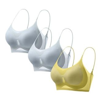 Generic V&ecirc;tement de cyclisme dhiver pour femme en maille respirante, r&eacute;sistante &agrave; labrasion, respirante, Jaune clair., XXL