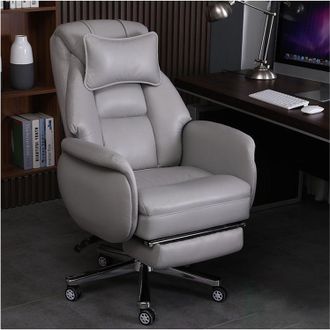 Generic Ergonomischer B&uuml;rostuhl, B&uuml;rostuhl mit Latexkissen, Verstellbarer Neigungswinkel, verstellbare R&uuml;ckenlehne mit Fu&szlig;st&uuml;tze, Leichter Schreibtischstuhl