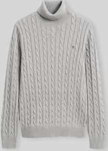 GANT Rollkragenpullover mit Logo-Detail