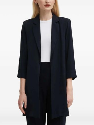 Joseph Ribkoff blazer &agrave; revers crant&eacute;s - Bleu