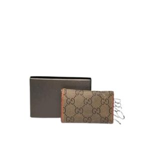 Gucci Pre-owned GG Blooms Key Holder - - Pre-owned - Damen - Braun - ONE SIZE