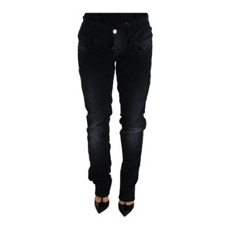 Acht Low Waist Loose Fit Hosen - - Jeans - Damen - Blau - W26