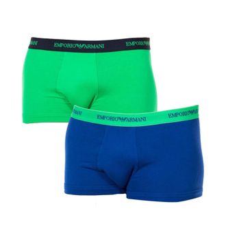 Emporio Armani Homme, Sous-v&ecirc;tements, Multicolore, Taille: 2XL Pack 2 Boxers en Coton Stretch