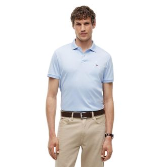 Tommy Hilfiger Poloshirt f&uuml;r Herren, Verriegelung (Lebhaftes Blau)