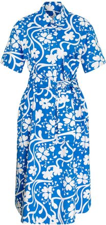Seidensticker Damen Kleid - Blusenkleid - Midikleid - Regular Fit - Bügelleicht - Hemdblusenkragen - Kurzarm - Midi