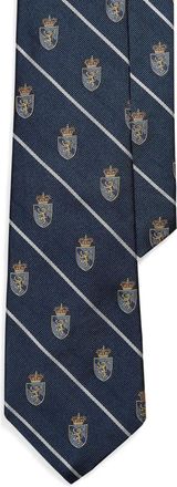Polo Ralph Lauren Gestreifte Krawatte aus Seide - Blau