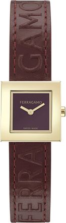 Ferragamo Uhr - Quarz-Analoguhr Jt- Ferragamo Portrait - Gr. unisize - in Bordeaux - f&uuml;r Damen