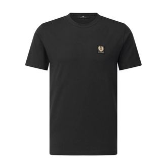 Belstaff Logo T-Shirt - - Tops - Herren - Schwarzk - 2XL