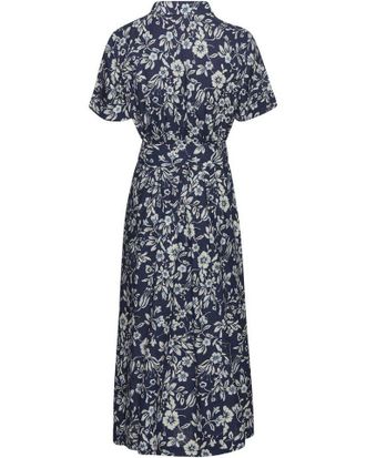 Highmoor Midikleid Hemdblusenkleid mit Blumen