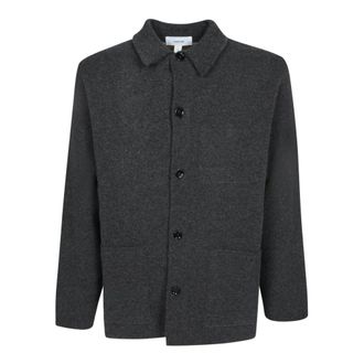Lardini Doppelstrick-Jacke - - Knitwear - Herren - Grau - L