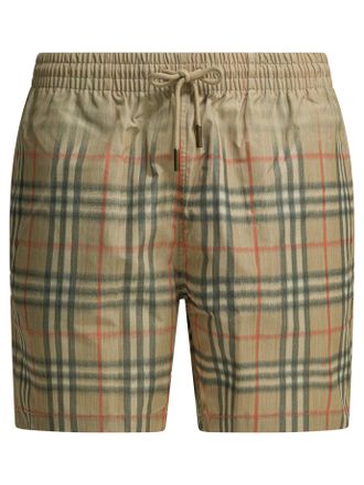 Burberry Short De Bain &Agrave; Carreaux