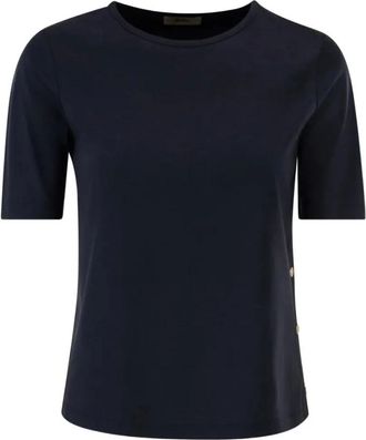 Herno Femme, Tops, Bleu, Taille: 40 FR T-shirt Jg000258D